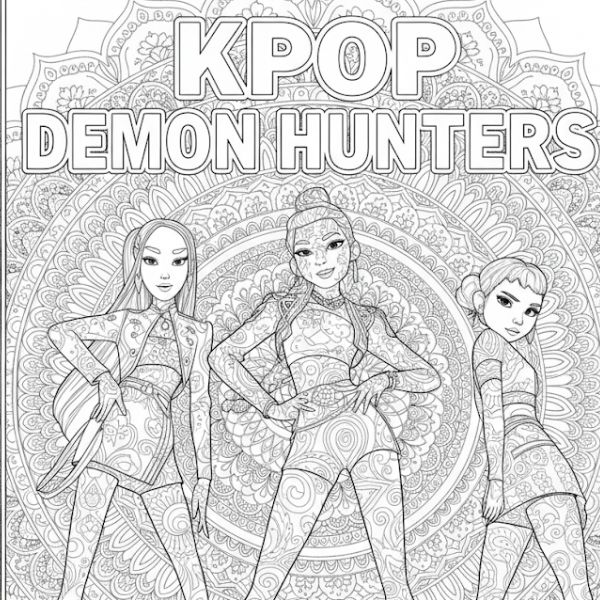 Mandalas KPop Demon Hunters: Libro de Colorear para Fans de la Músi...