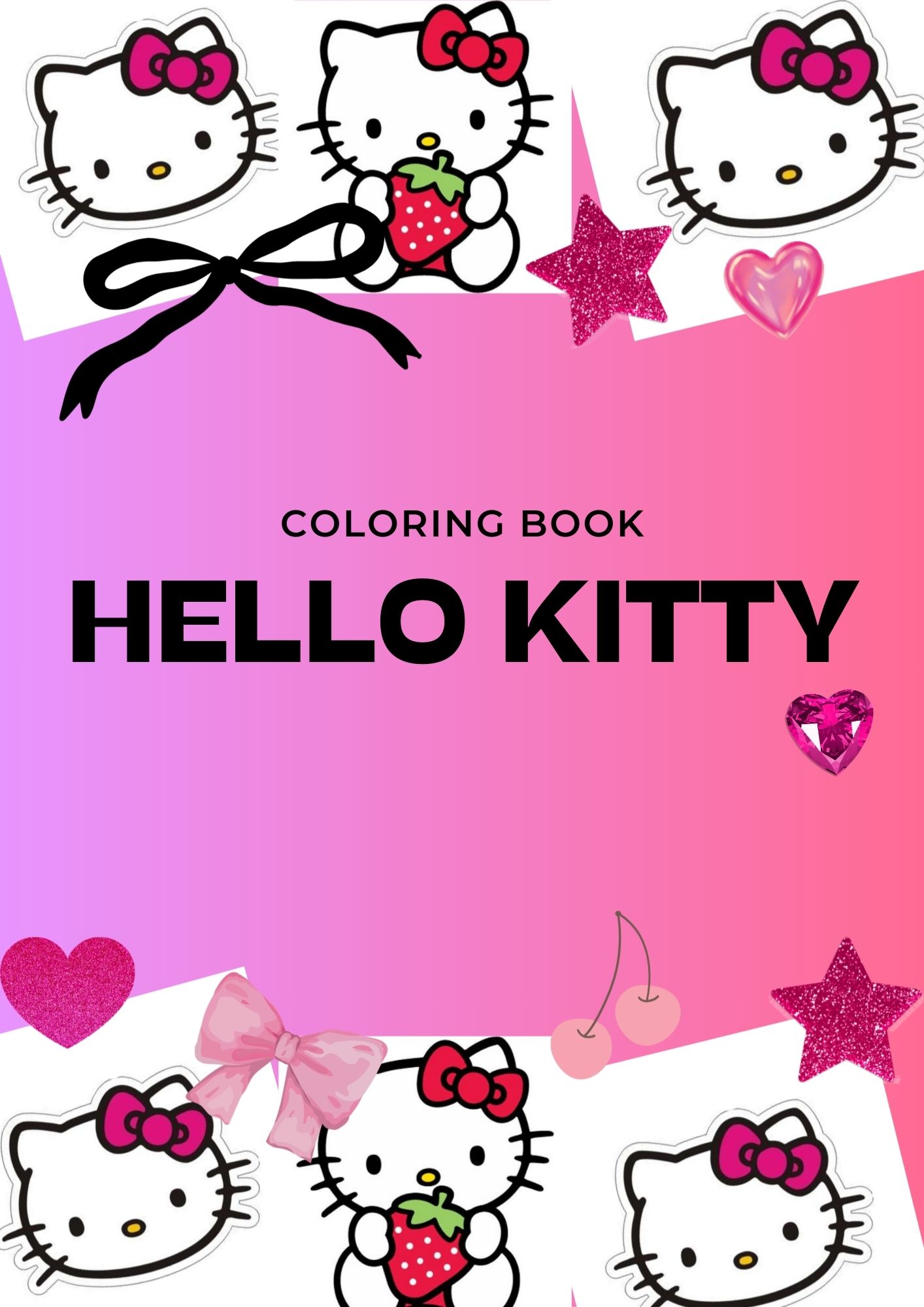 COLORING BOOK HELLO KITTY | Hotmart