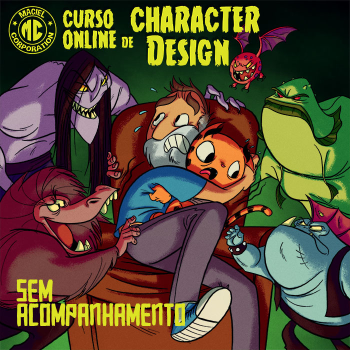 Curso de Character Design (versão sem acompanhamento) - Leonardo Al...