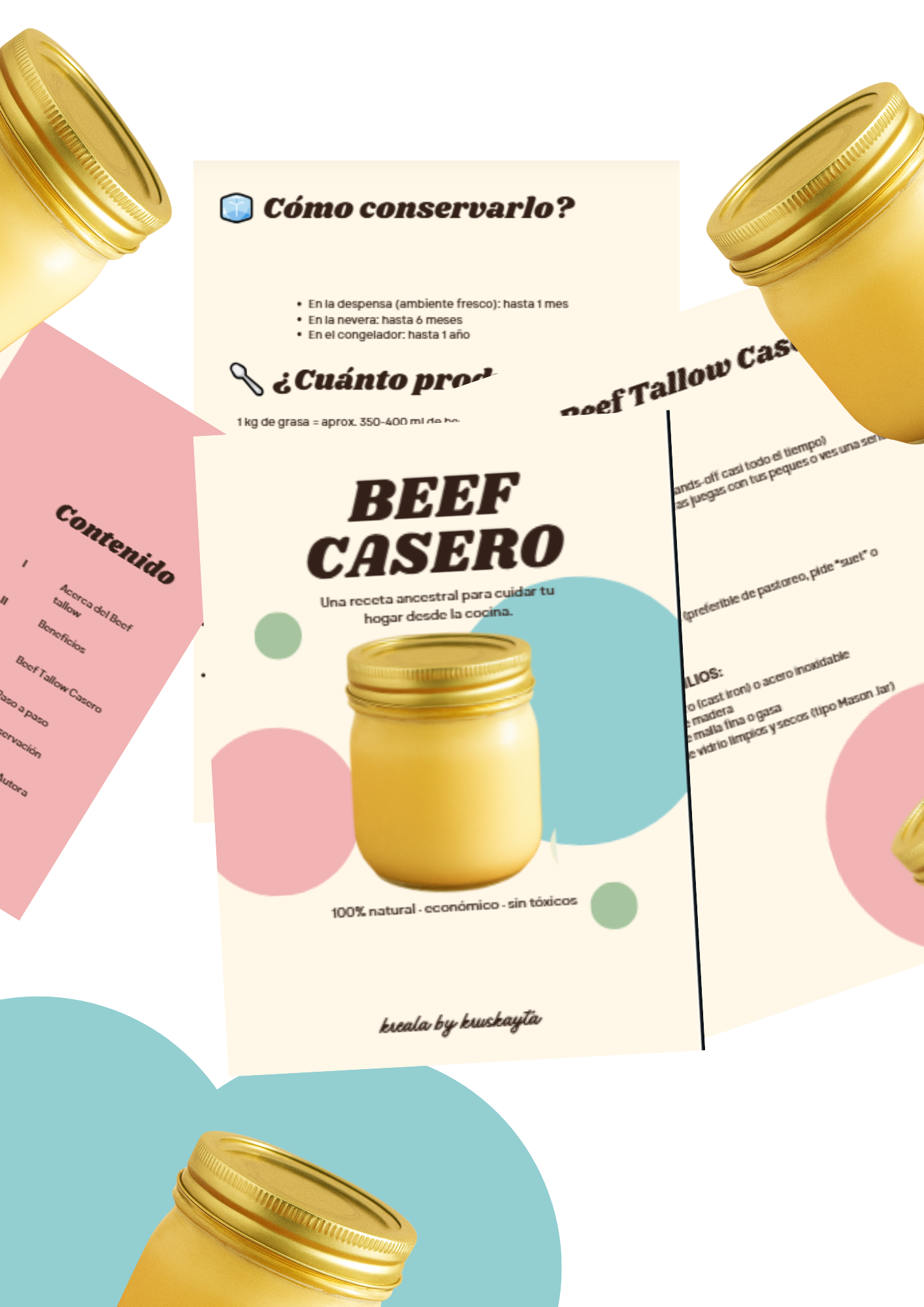 Beef Tallow Casero: Tu guía natural para cocinar y cuidar tu hogar ...