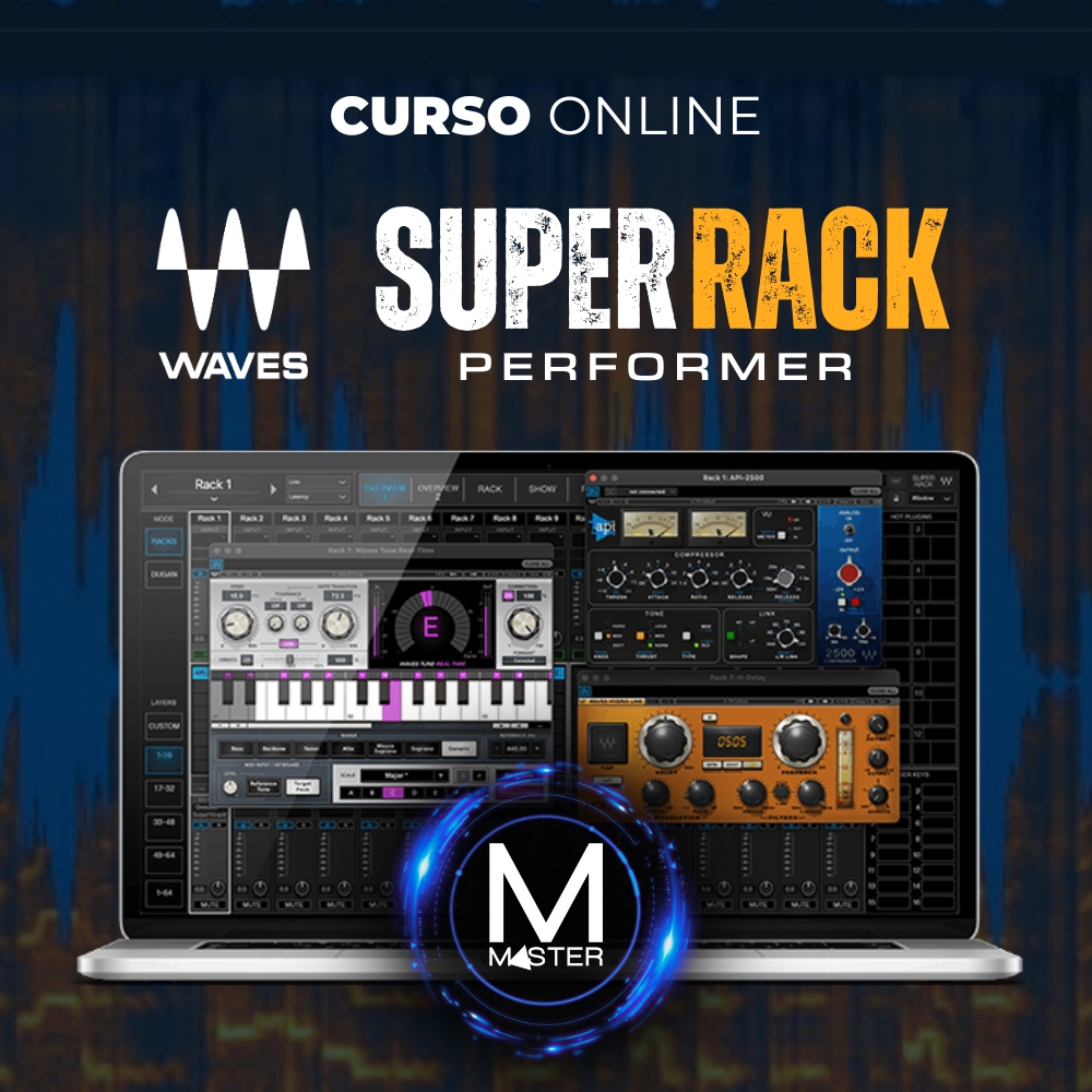 Curso Online Waves SuperRack Performer - Use os plugins em qualquer ...