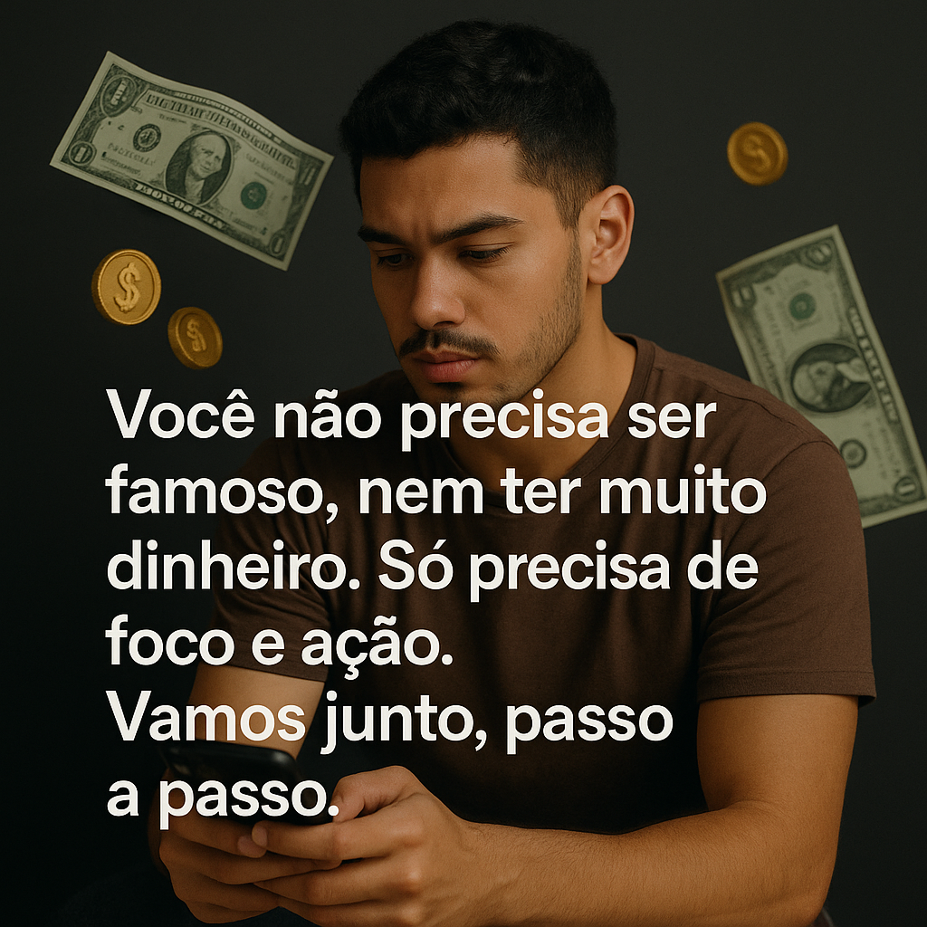 Renda com apenas um celular