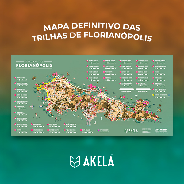 MAPA DEFINITIVO: PRINCIPAIS TRILHAS DE FLORIANÓPOLIS - Adriano Nich...