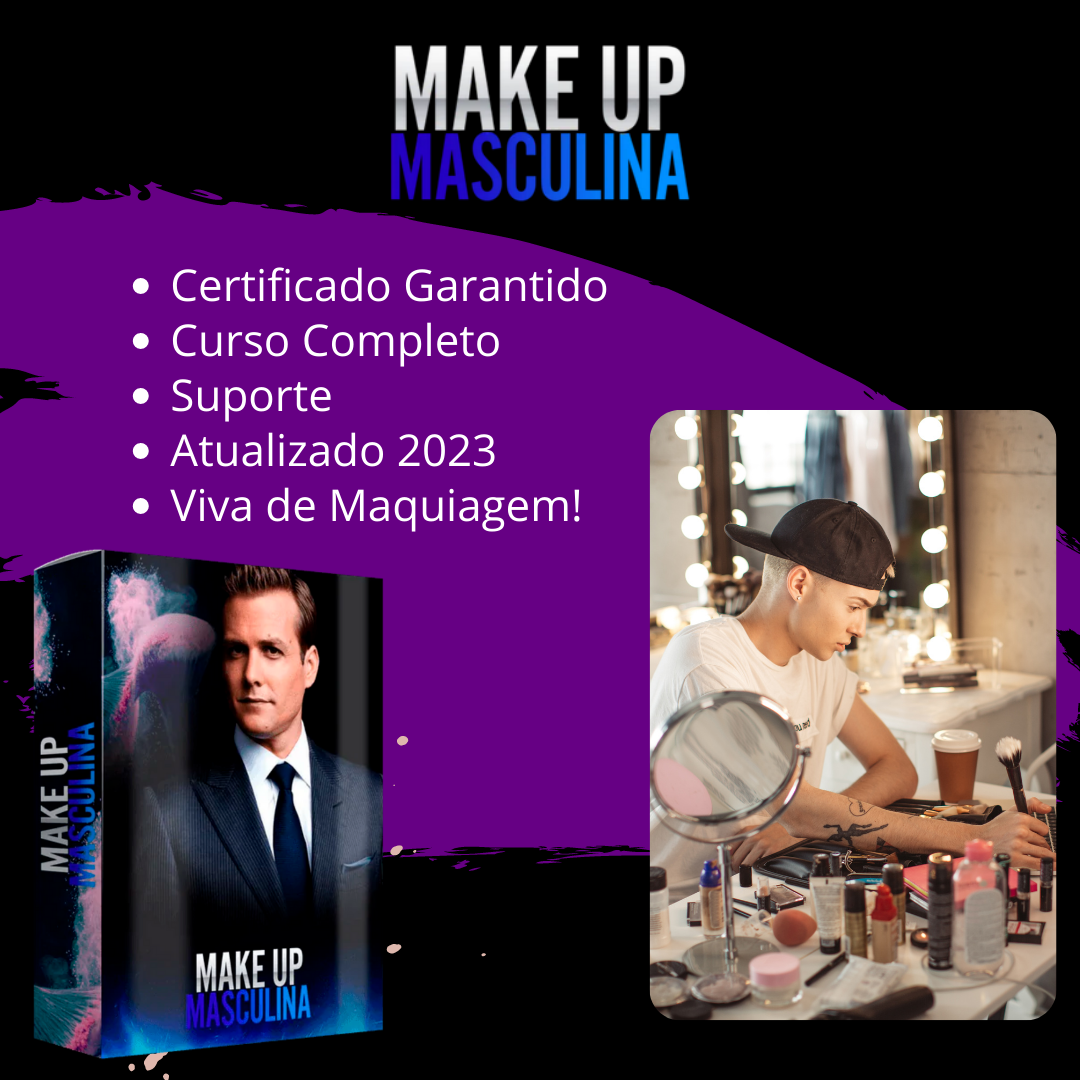 A Arte e o Segredos da Maquiagem Masculina - Antonio Francinildo Ro...