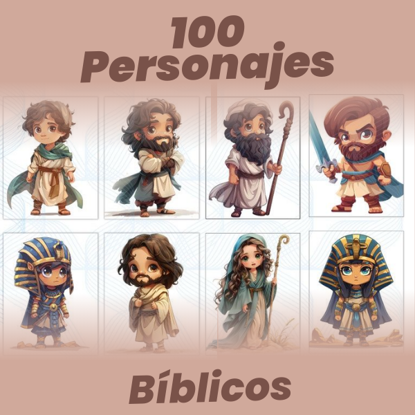 100 Personajes Bíblicos - Digital | Hotmart