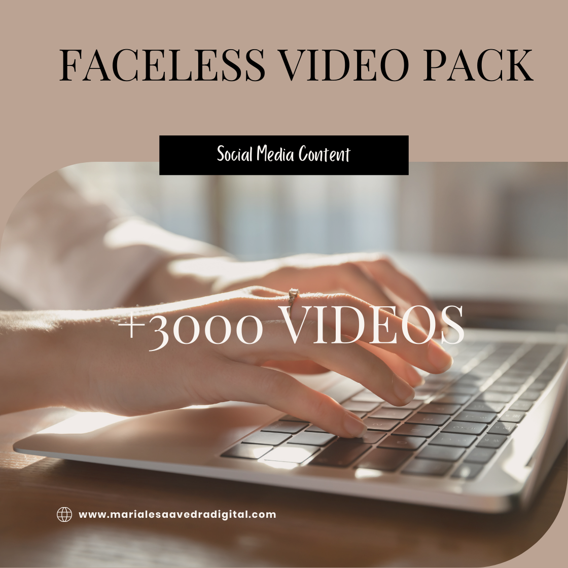 ⭐️Digital Faceless Pack, + 3000 videos + BONUS