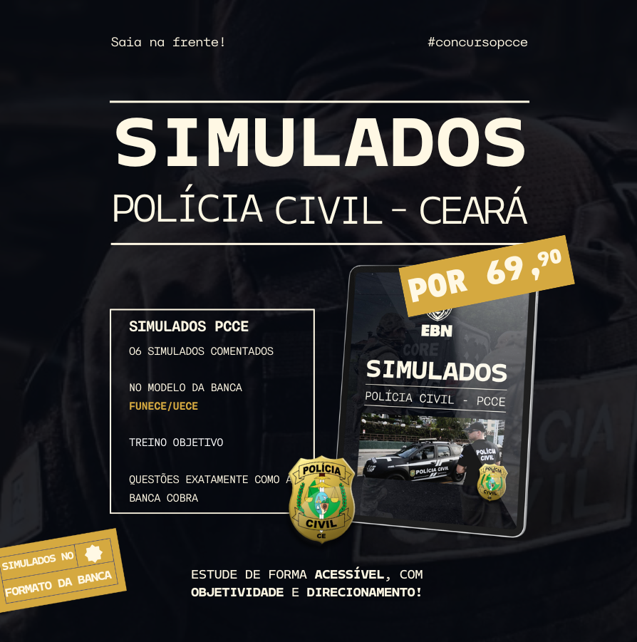 SIMULADOS PCCE - EBN CURSOS