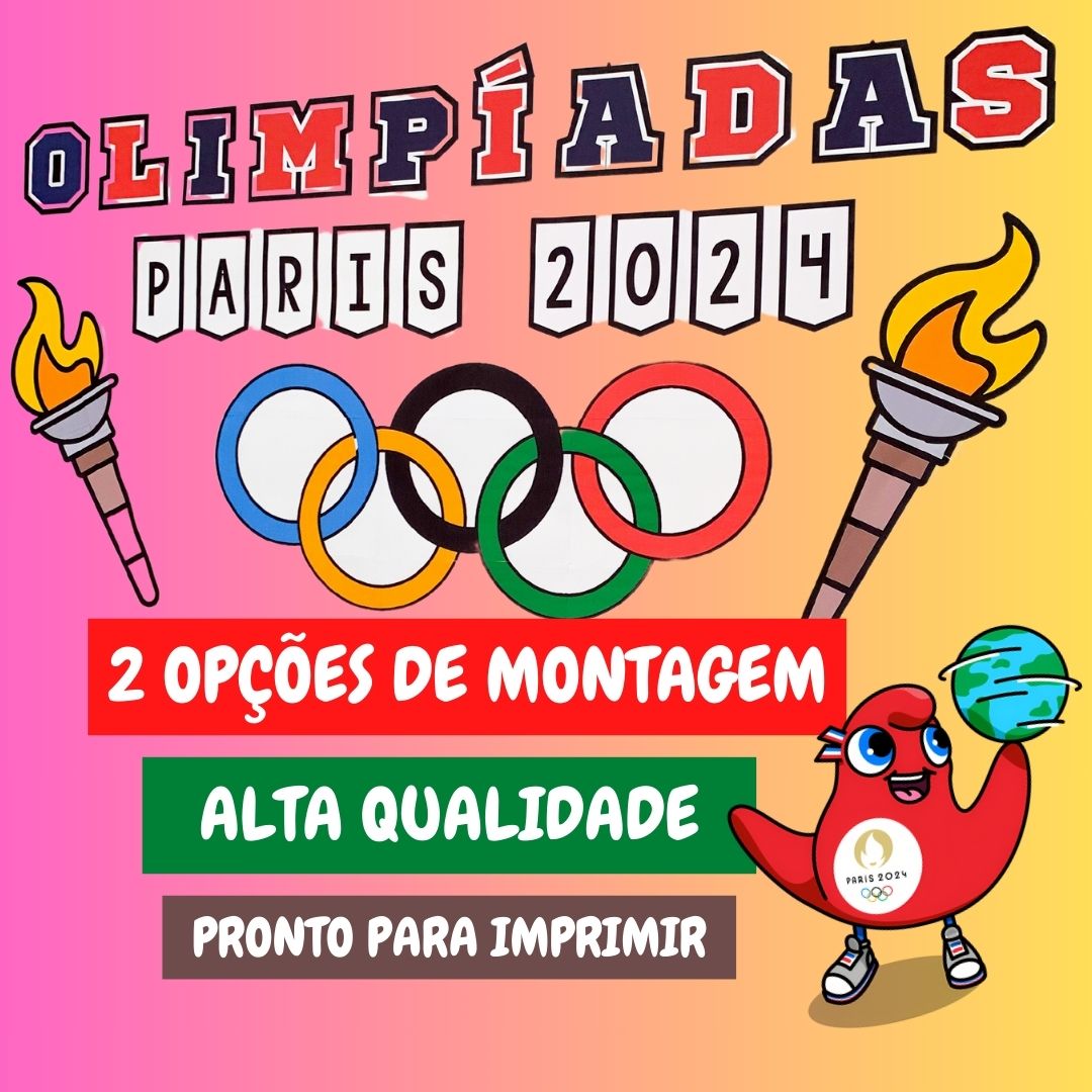 Painel Decorativo (Olimpíadas Paris 2024) - J.A BERTOTTO | Hotmart