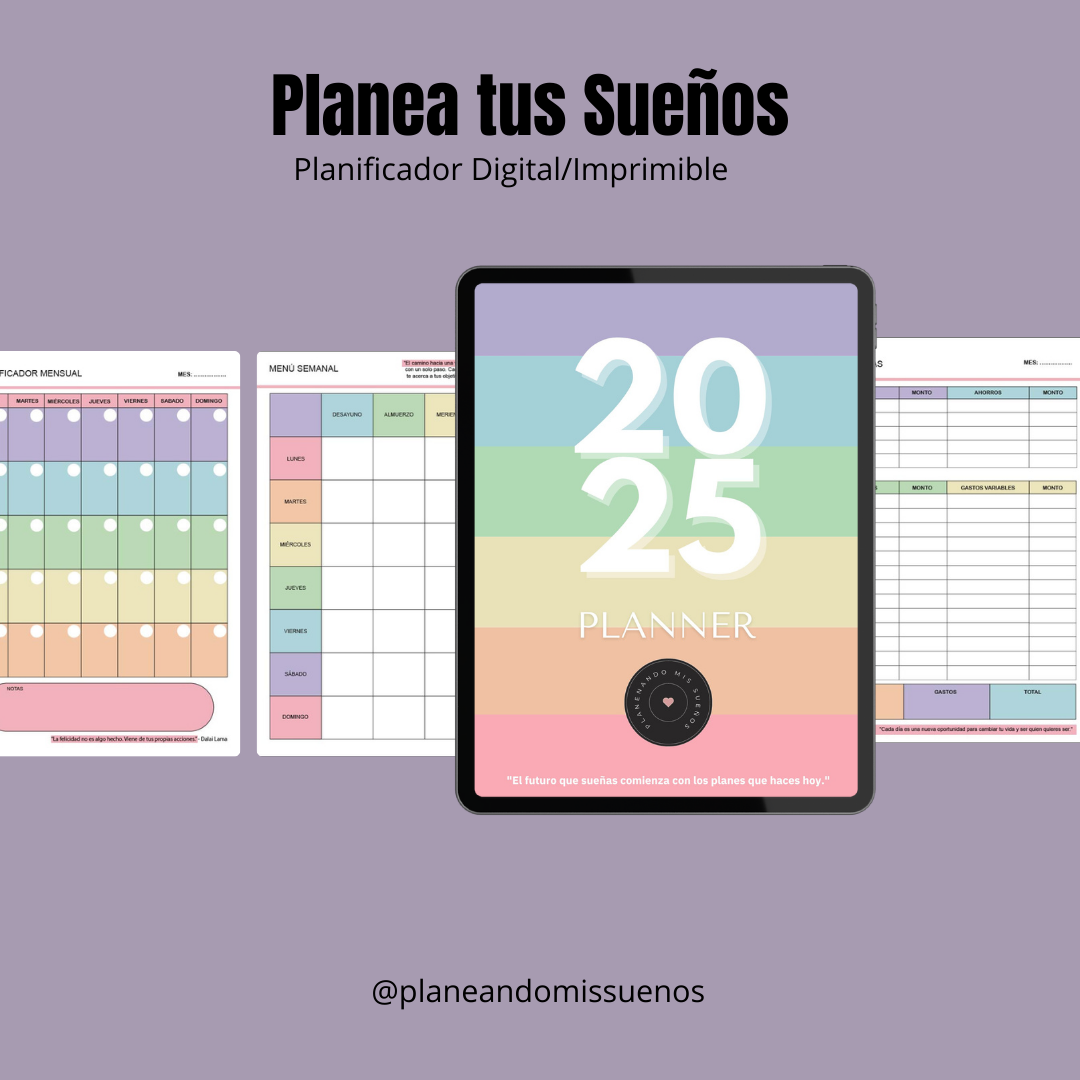 Planner Personal + Bonus