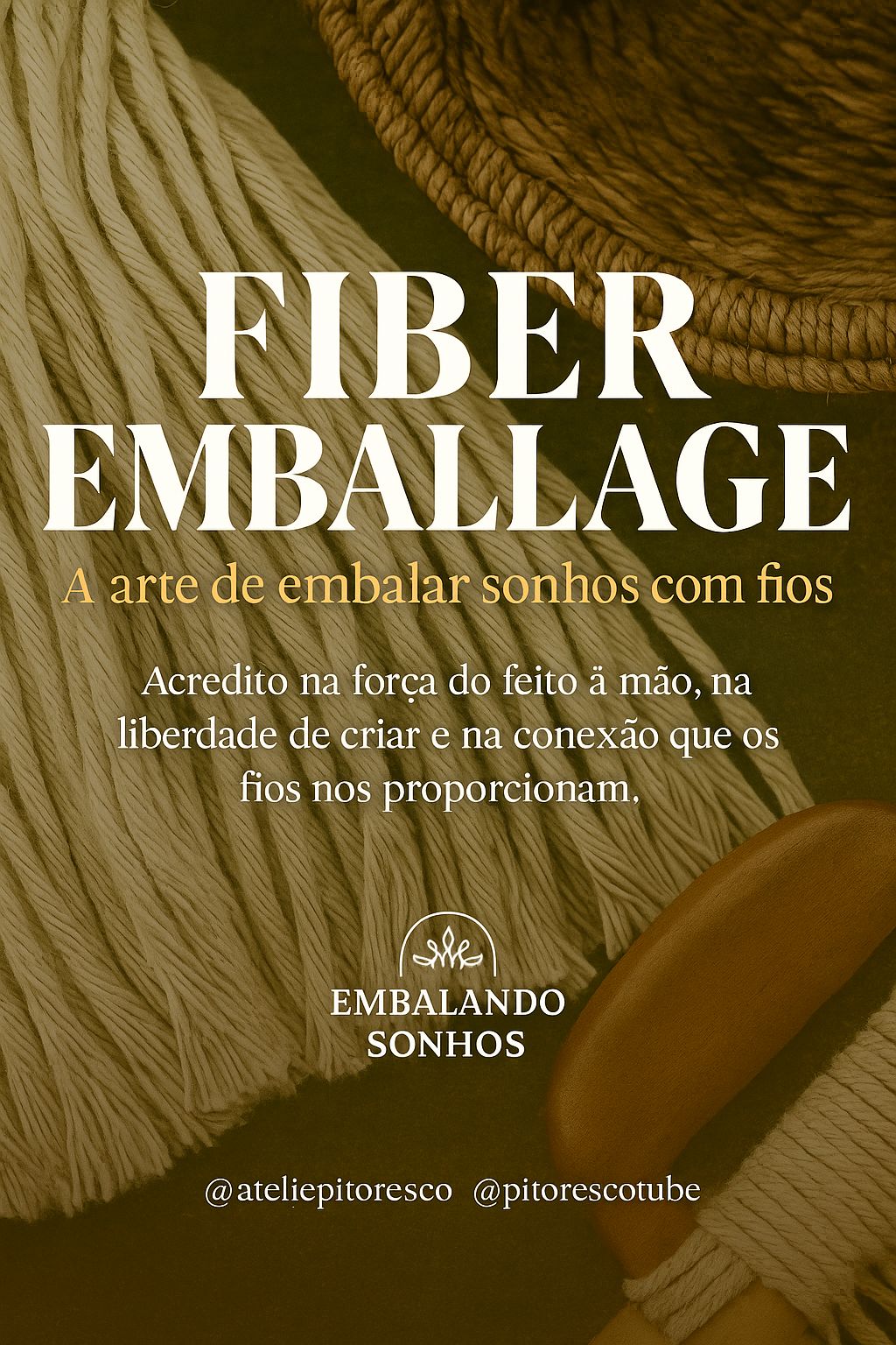 MACRAME: TÉCNICA EMBALAGEM DE FIOS - MARIA SOLEANE SILVA SALES | Ho...