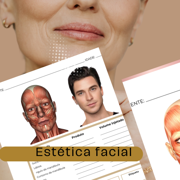 FICHAS EDITÁVEIS: ESTÉTICA FACIAL (FEMININO E MASCULINO)