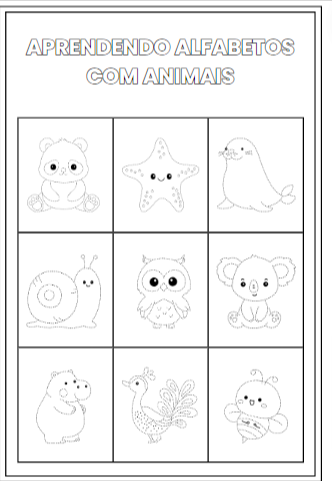 Para Colorir Se Divertir Escrever E Aprender O Alfabeto - Thomas Hü...