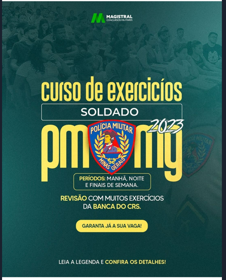 CFSd 2023 - CURSO DE EXERCÍCIOS - Magistral Concursos Militares | H...