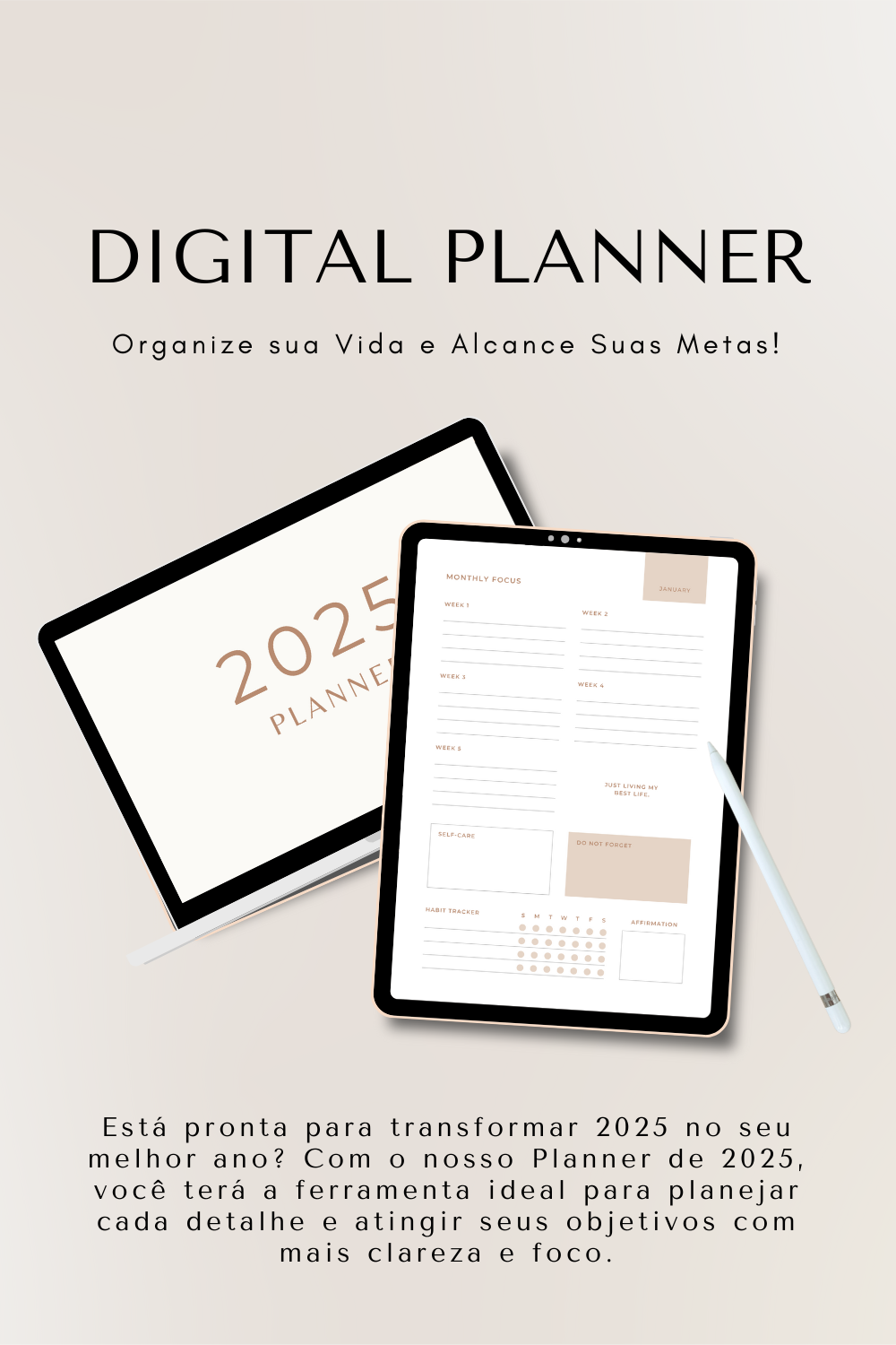 Planner 2025: Organize sua Vida e Alcance Suas Metas