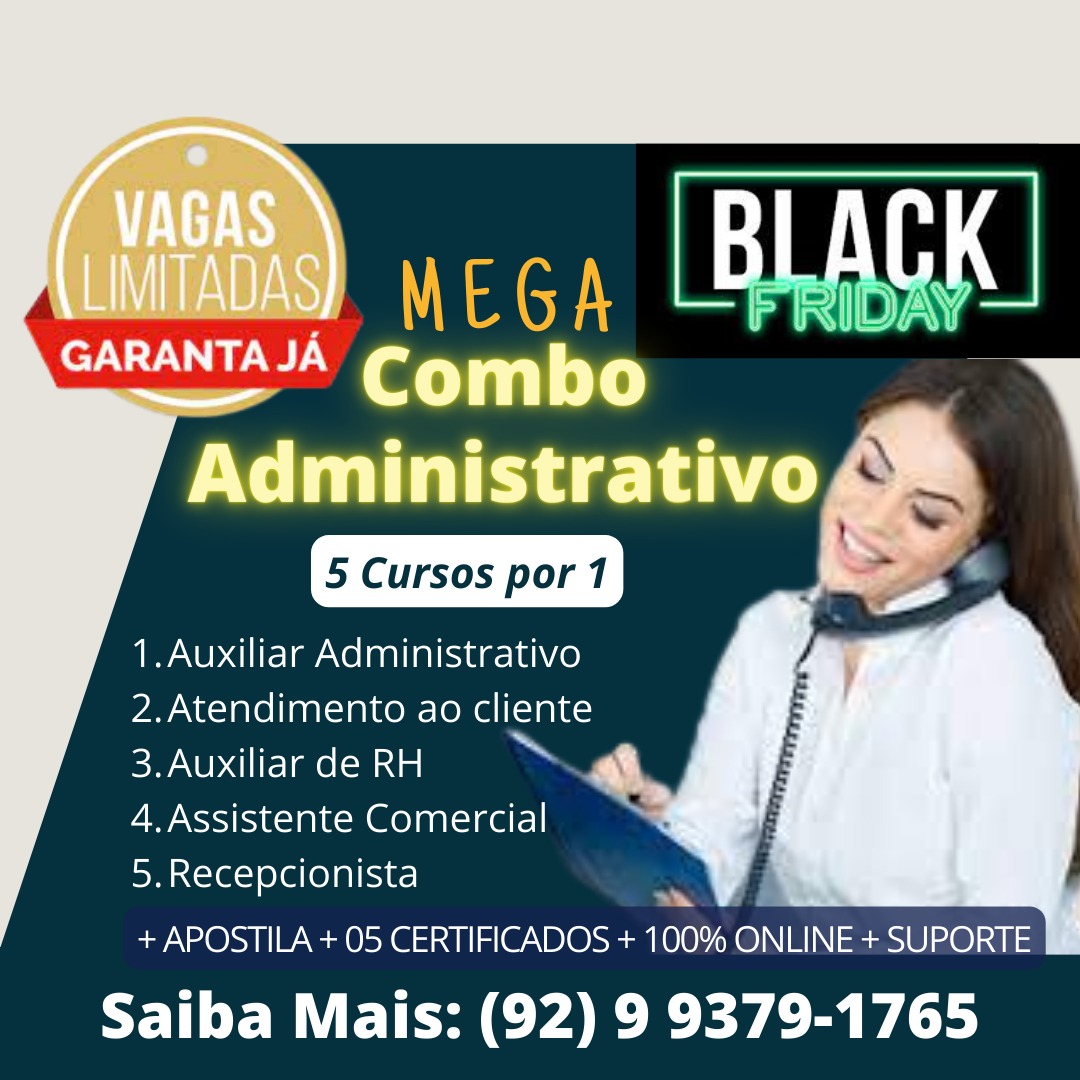 Combo Administrativo - 05 cursos por 01 - Império RH - Consultoria ...