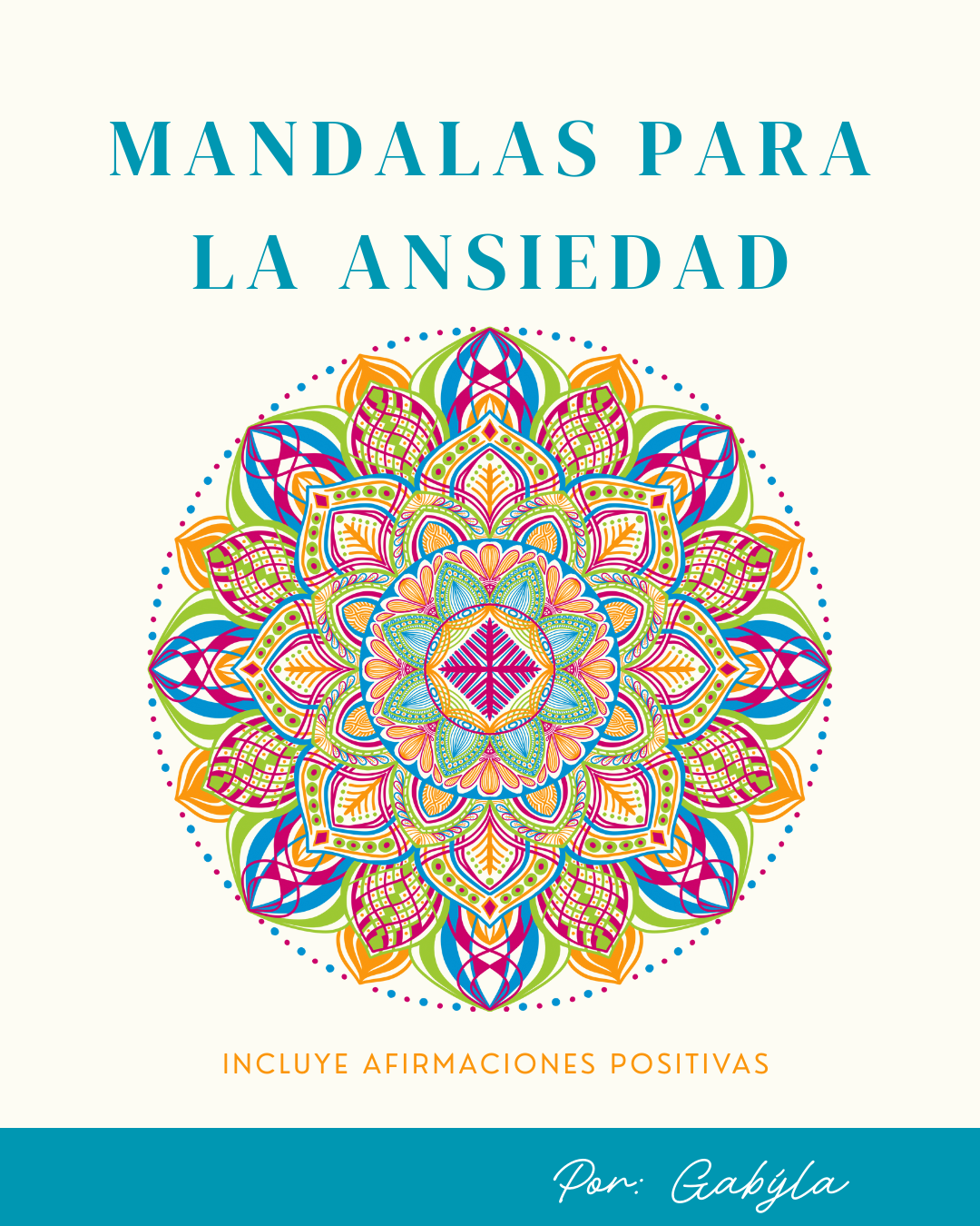 Mandalas para la ansiedad con afirmaciones positivas - Gabyla | Hot...