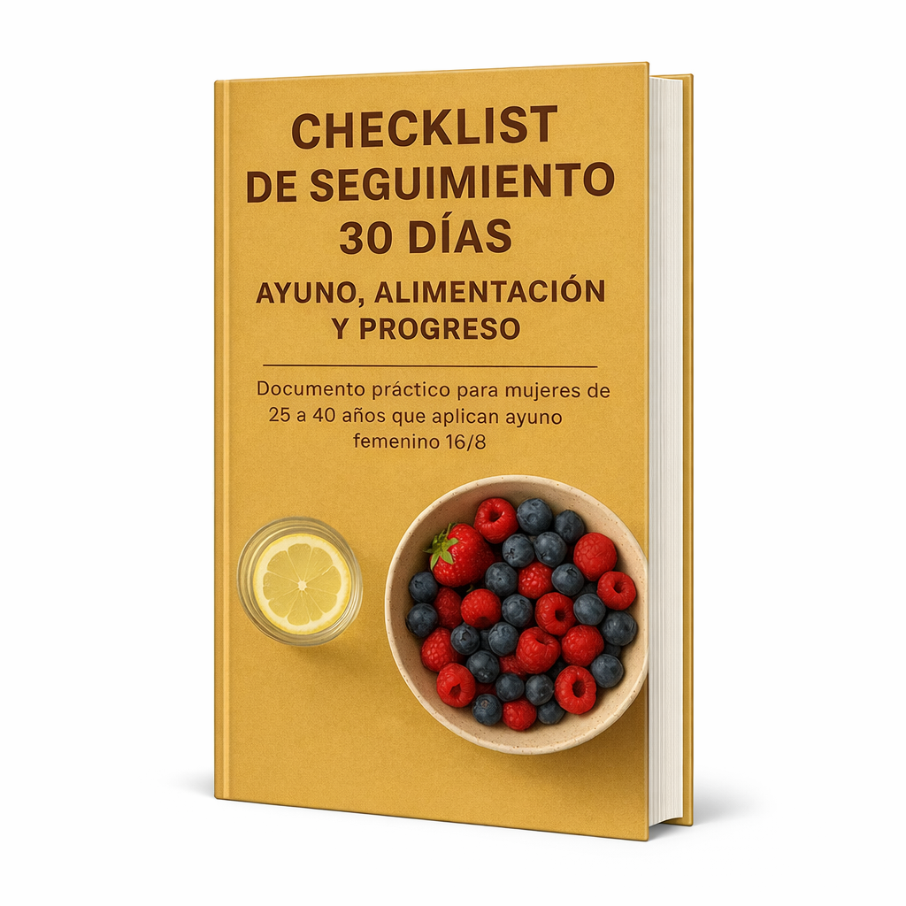 Checklist de Seguimiento 30 Días: Ayuno, Alimentación y Progreso