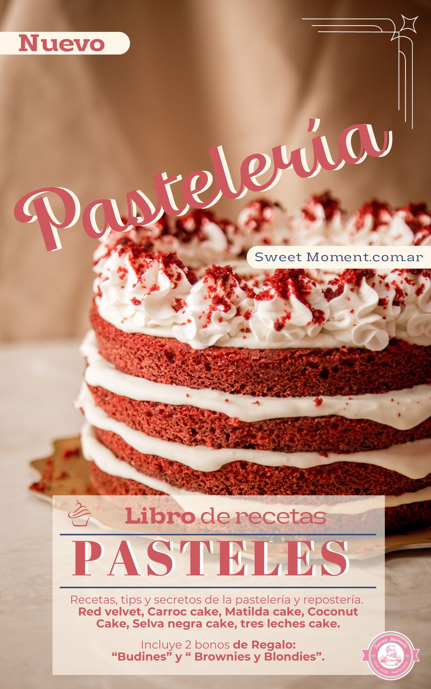 📖 Libro de Pasteles | Mis recetas más vendidas y probadas