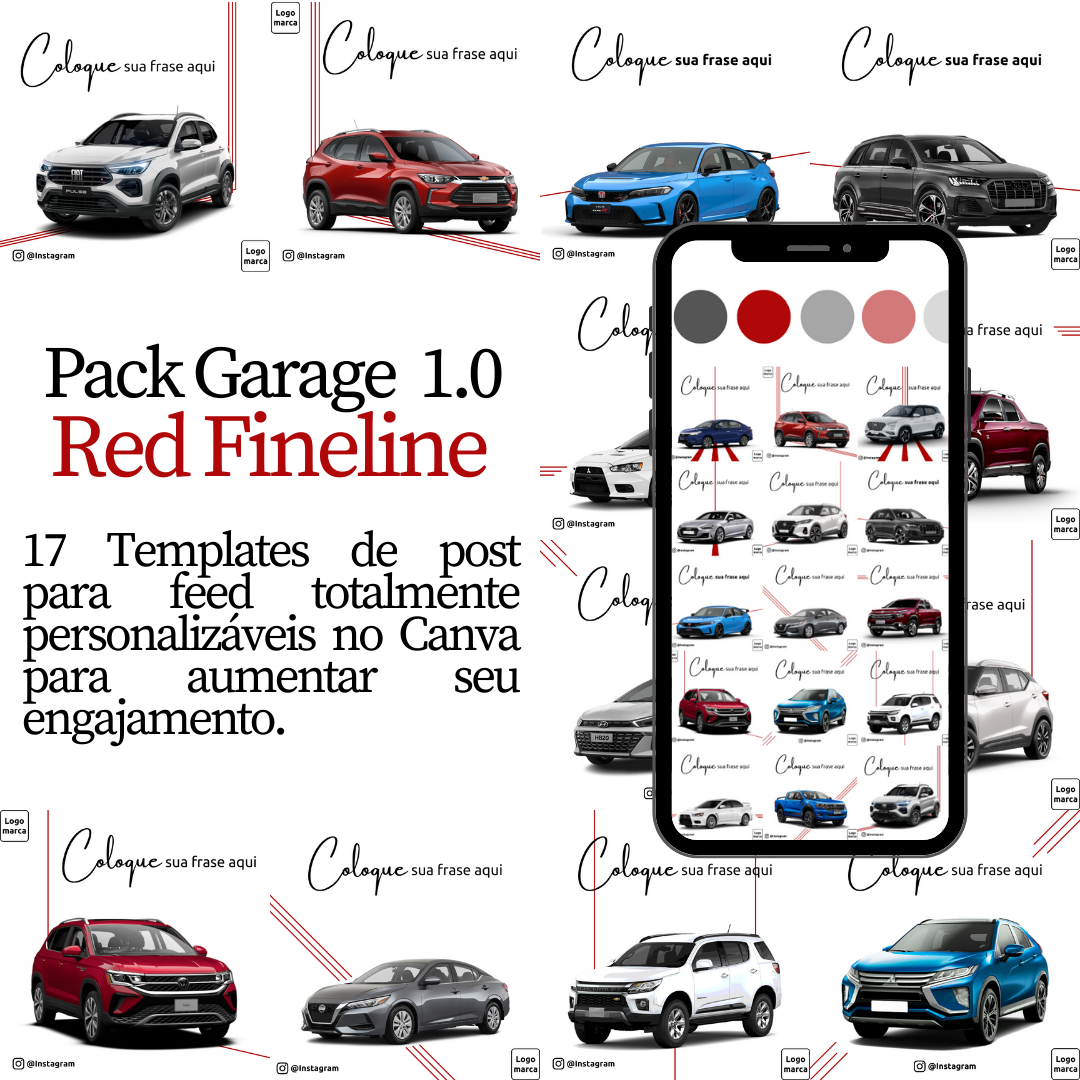 Pack Garage 1.0 - Red Fineline - RAFAEL KENJI | Hotmart