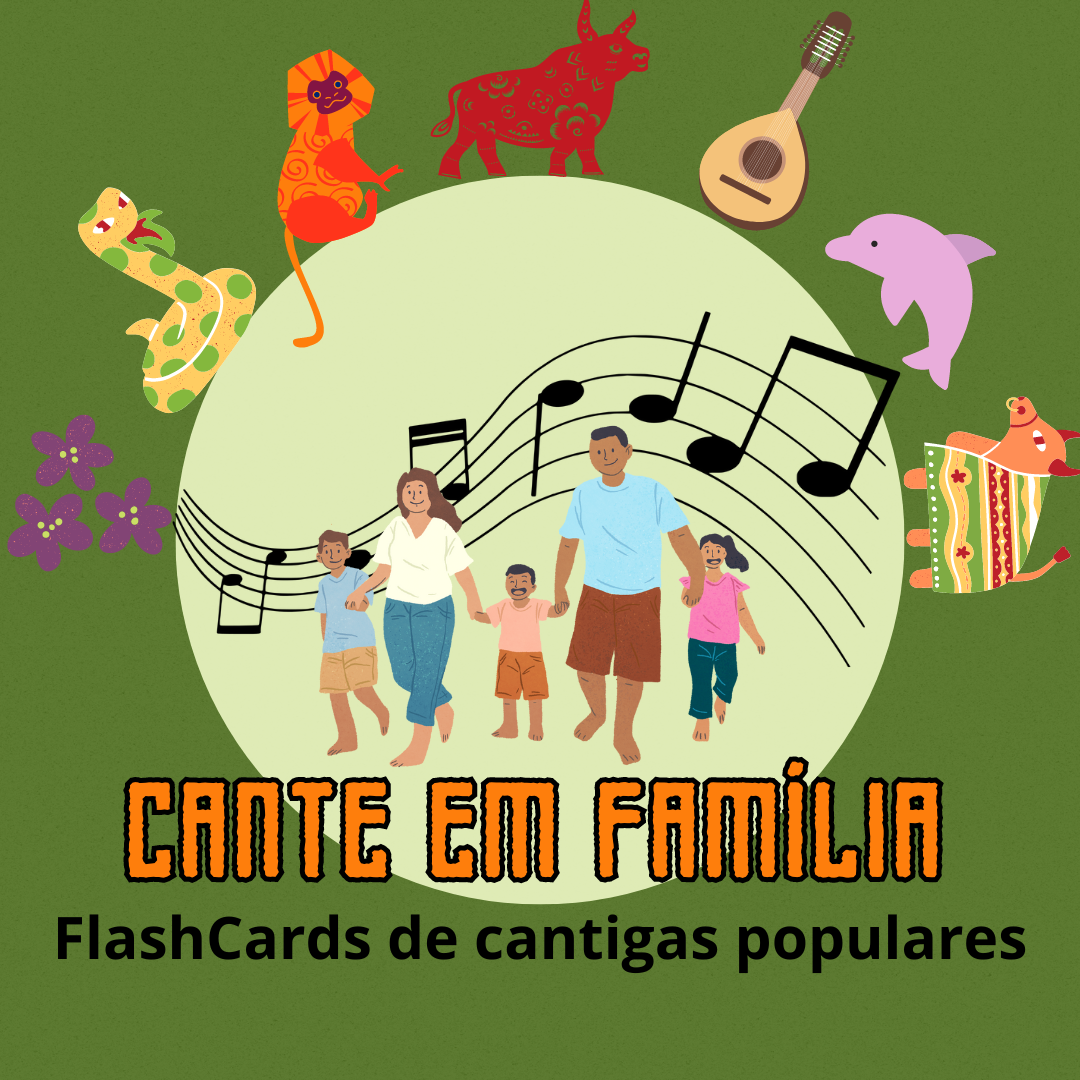 Flash Cards: CANTE EM FAMÍLIA Cartões de cantigas populares - Music...