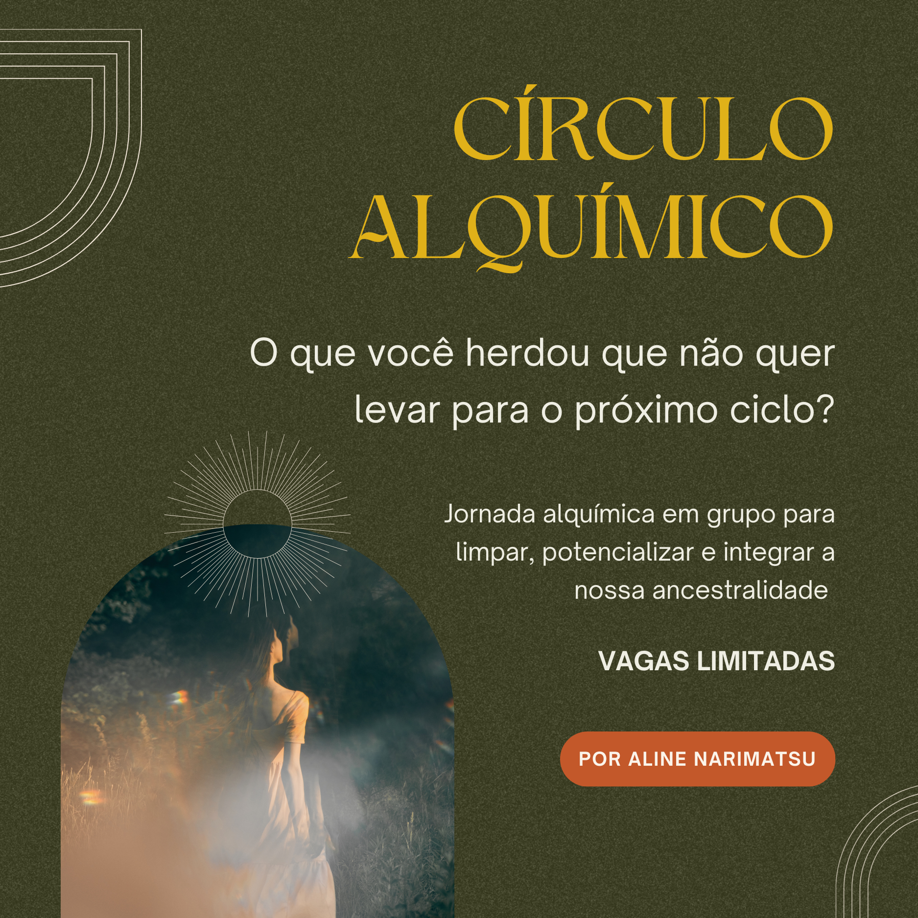 Círculo alquímico - Ancestralidade - Aline Narimatsu | Hotmart