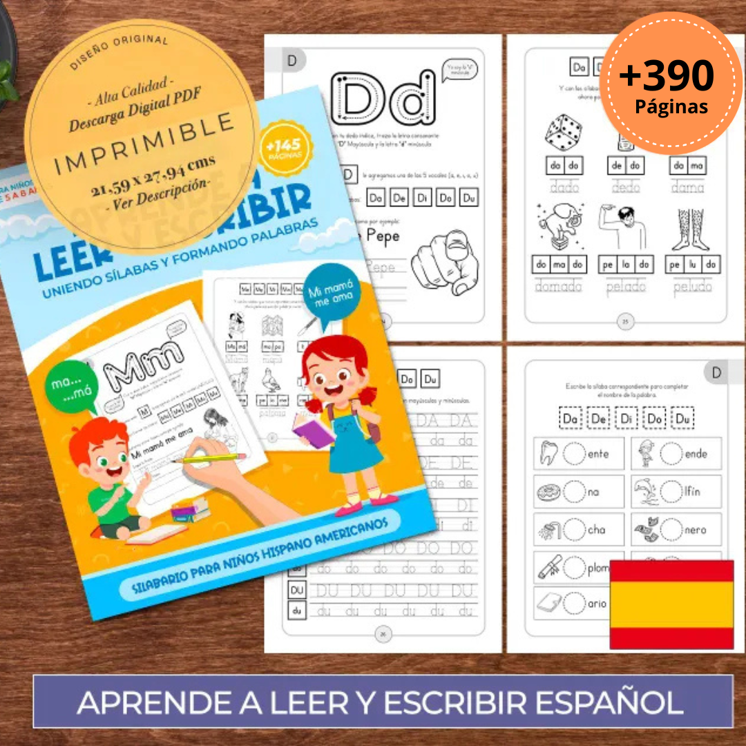 📘 ️ Aprende a Leer y Escribir Jugando – Edición Hispanoamericana