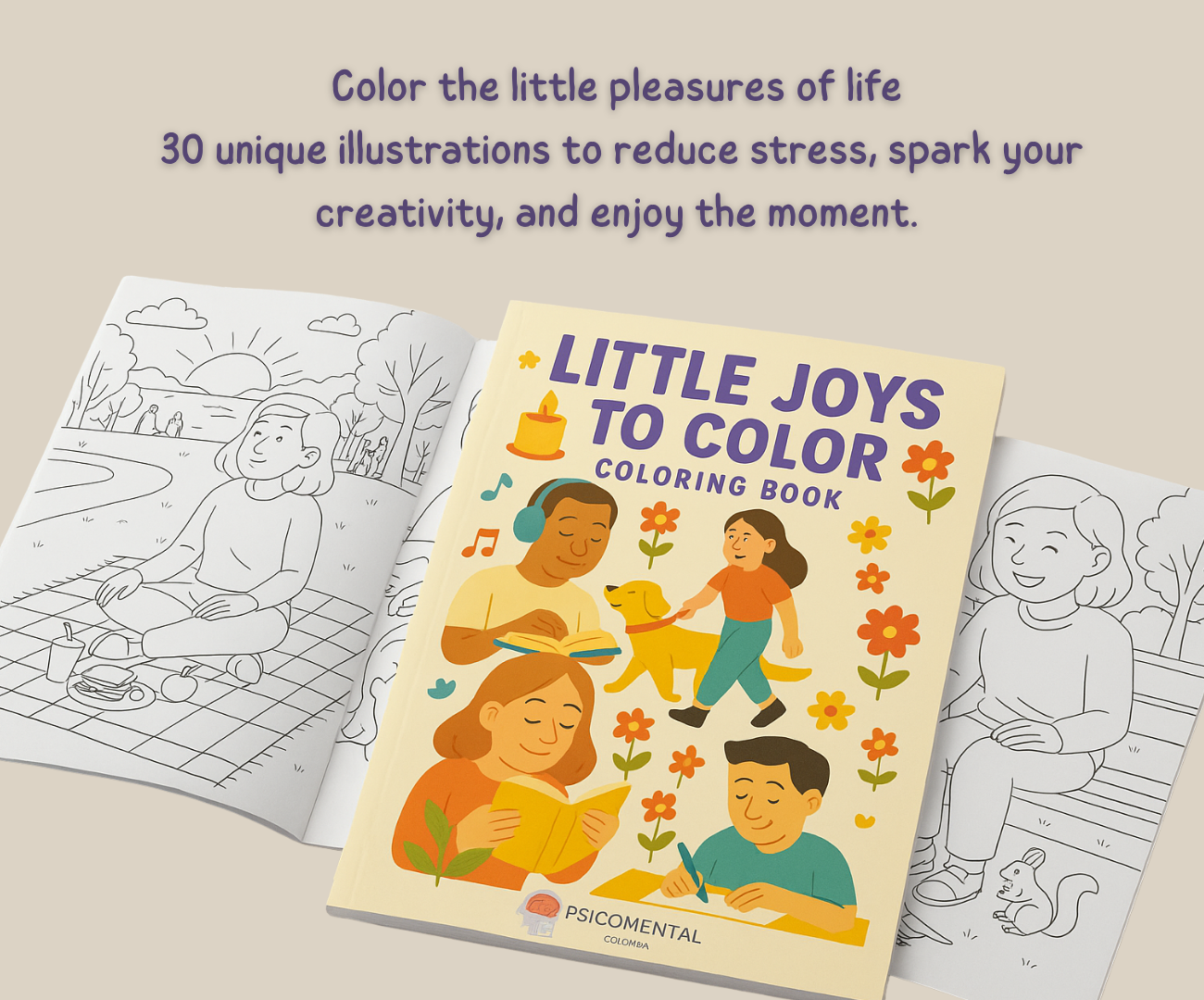 Little Joys to Color: A coloring book to relax and unwind