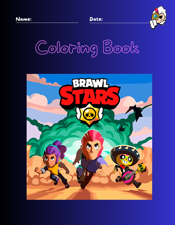 Brawl Stars Coloring Book - Marilin Fernández | Hotmart
