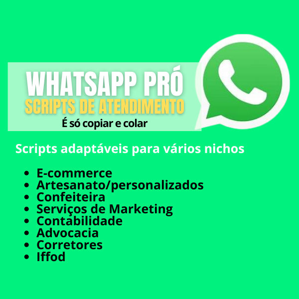 Whatsapp Pró- Scripts de venda de alta conversão