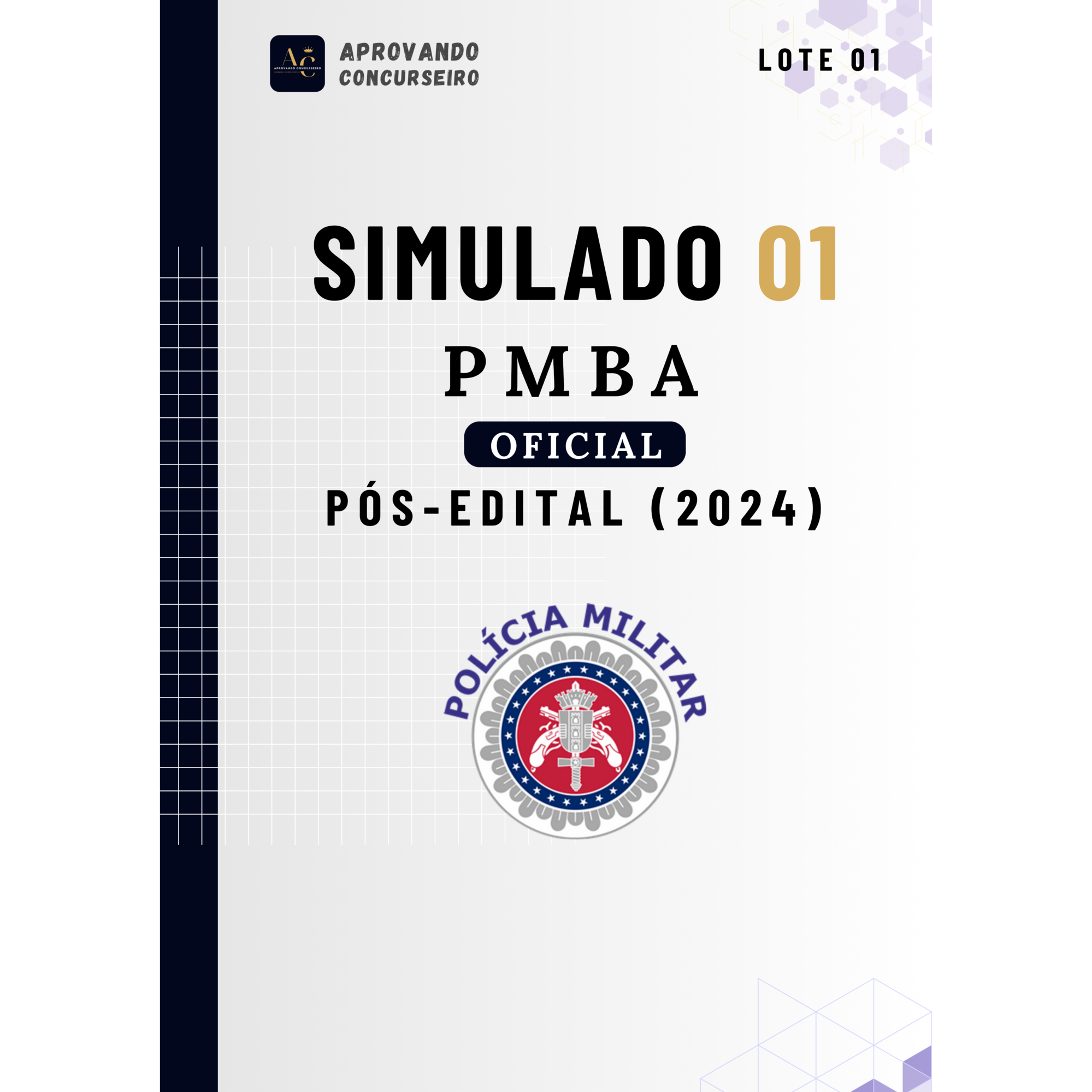 07 Simulados CFO PMBA - (Pós edital 2024) - Aprovando concurseiro