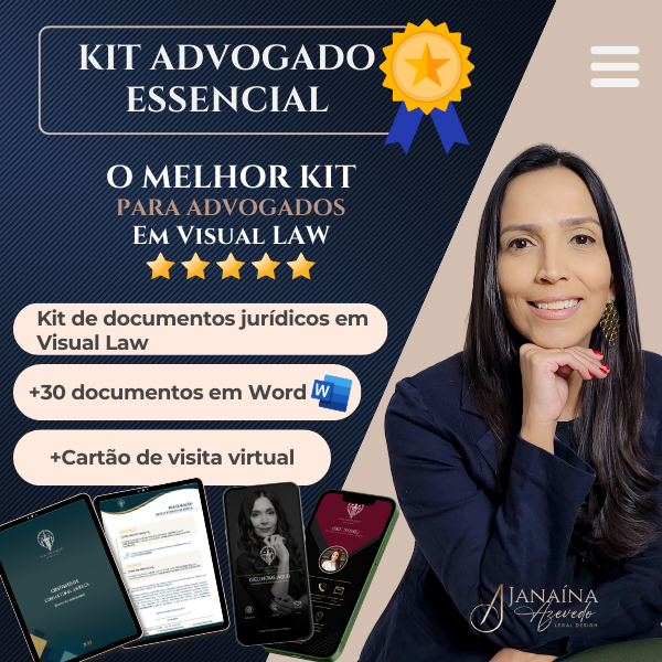 Kit Advogado Essencial em Visual Law 2.0 - Janaína Azevedo - Visual...