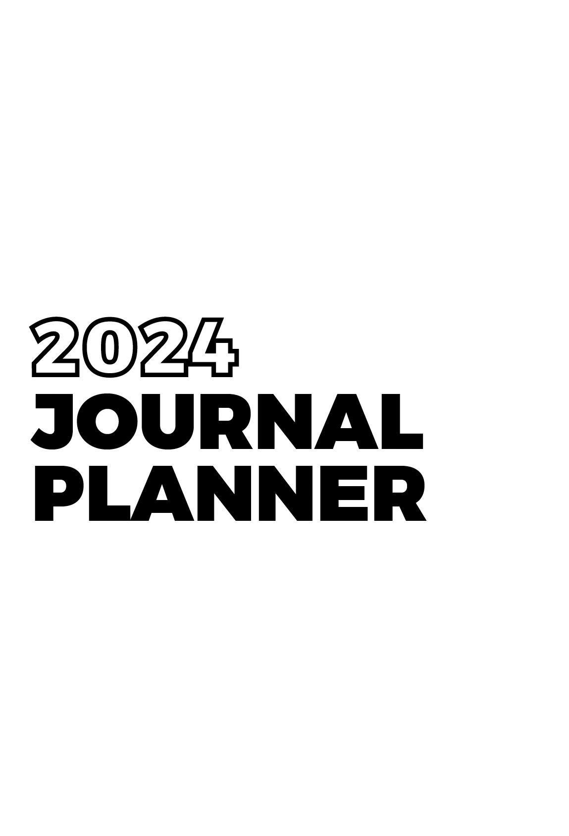 PRINTABLE JOURNAL PLANNER - 2024