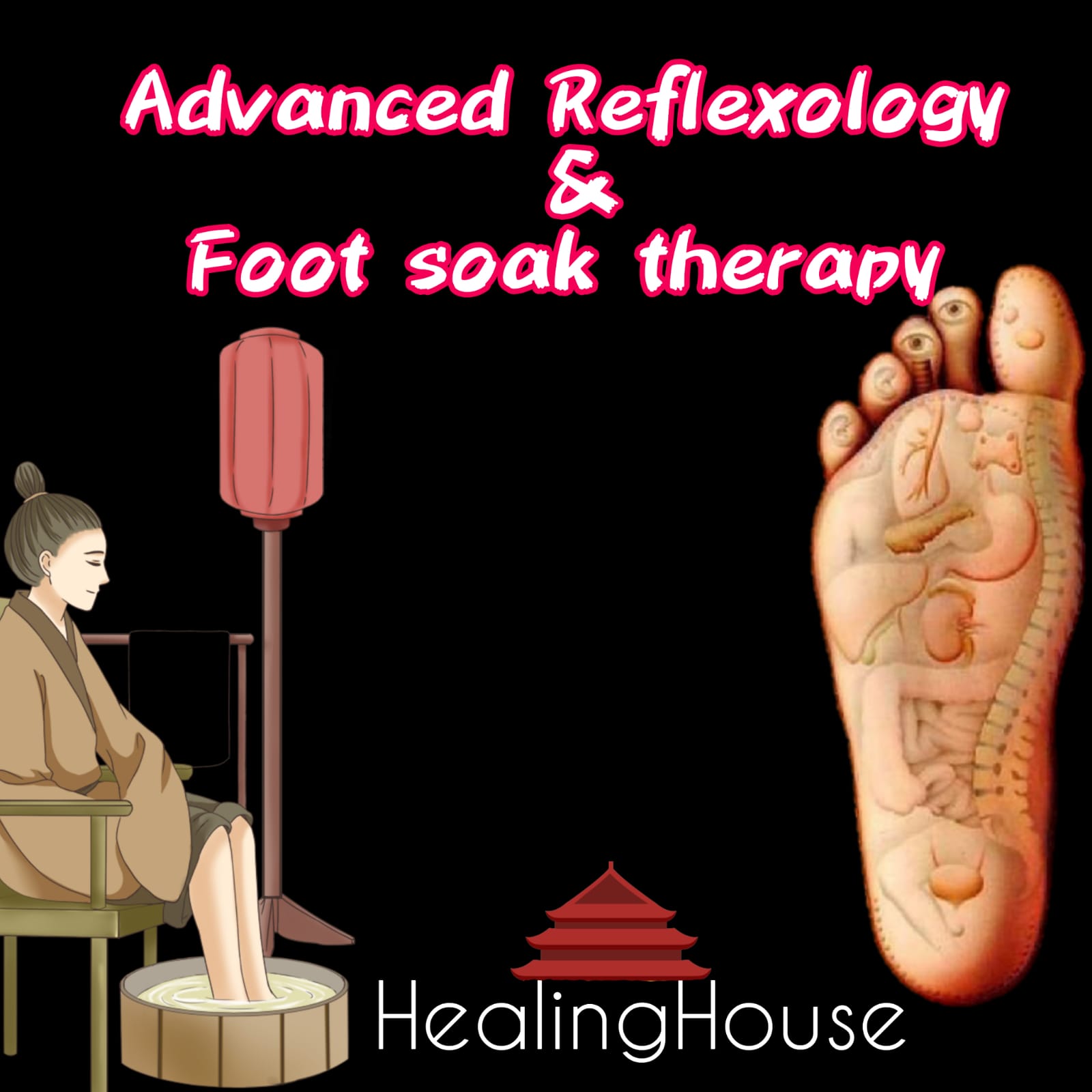 Professional Advanced Reflexology Course and Foot Soak Bath Therapy Detox