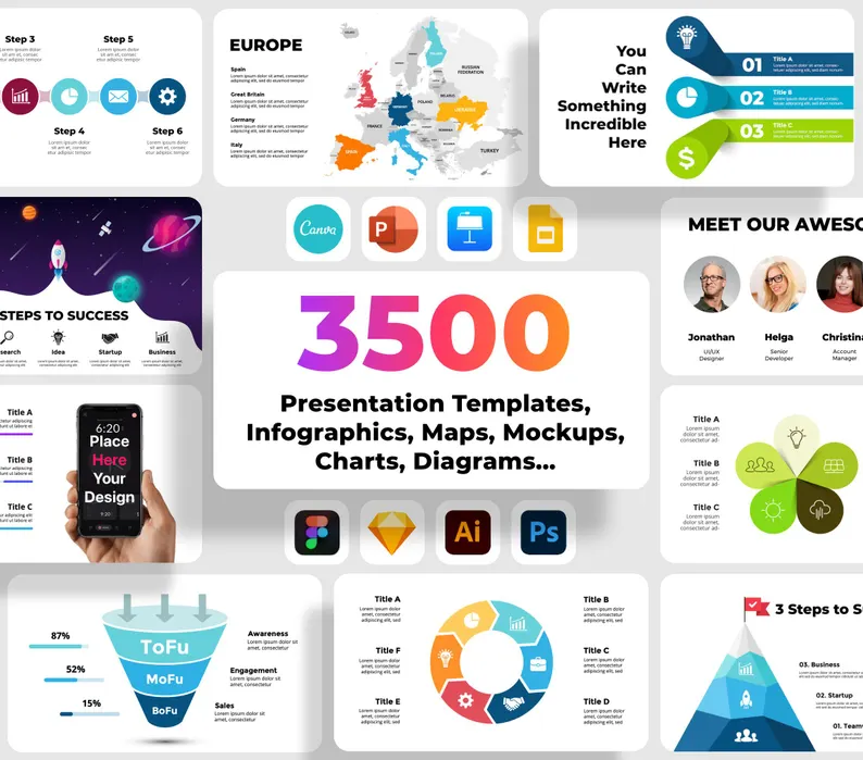 Your Key to 3,500+ Stunning Presentation Templates! - Saf Hamza | H...