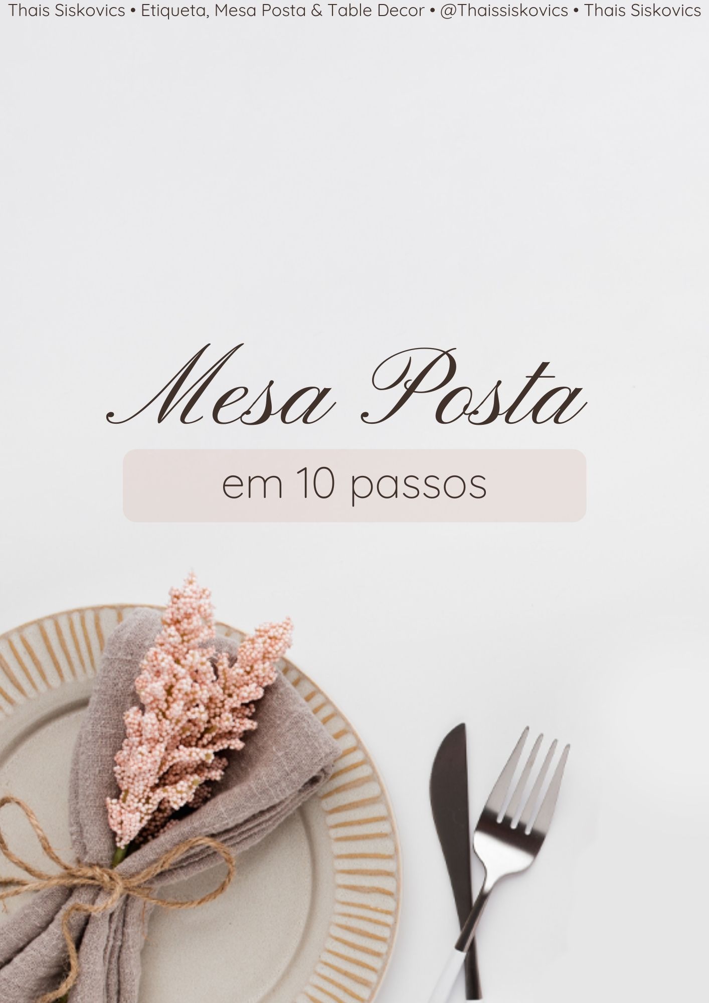 Mesa Posta em 10 Passos
