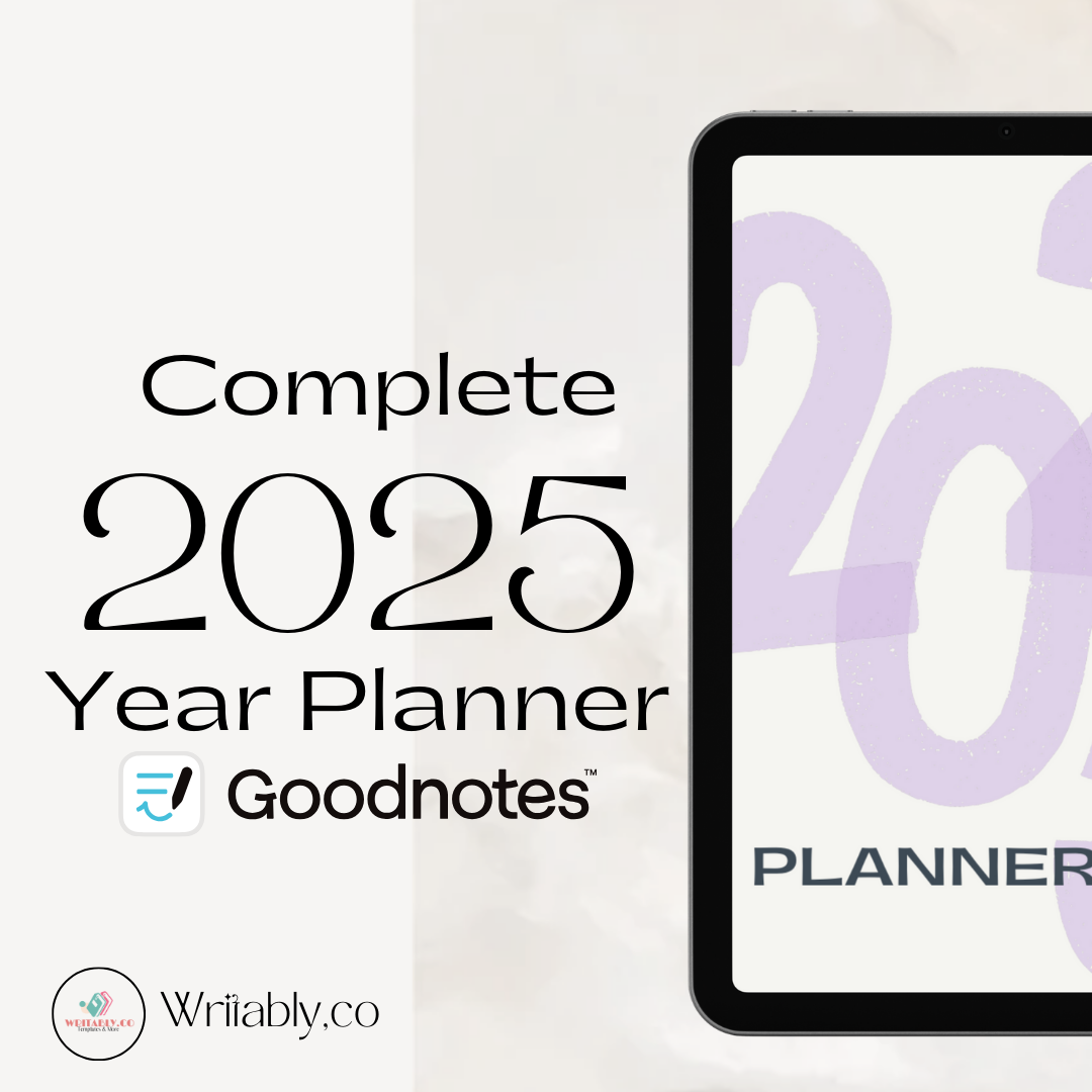 2025 Premium Planner - Landscape Version