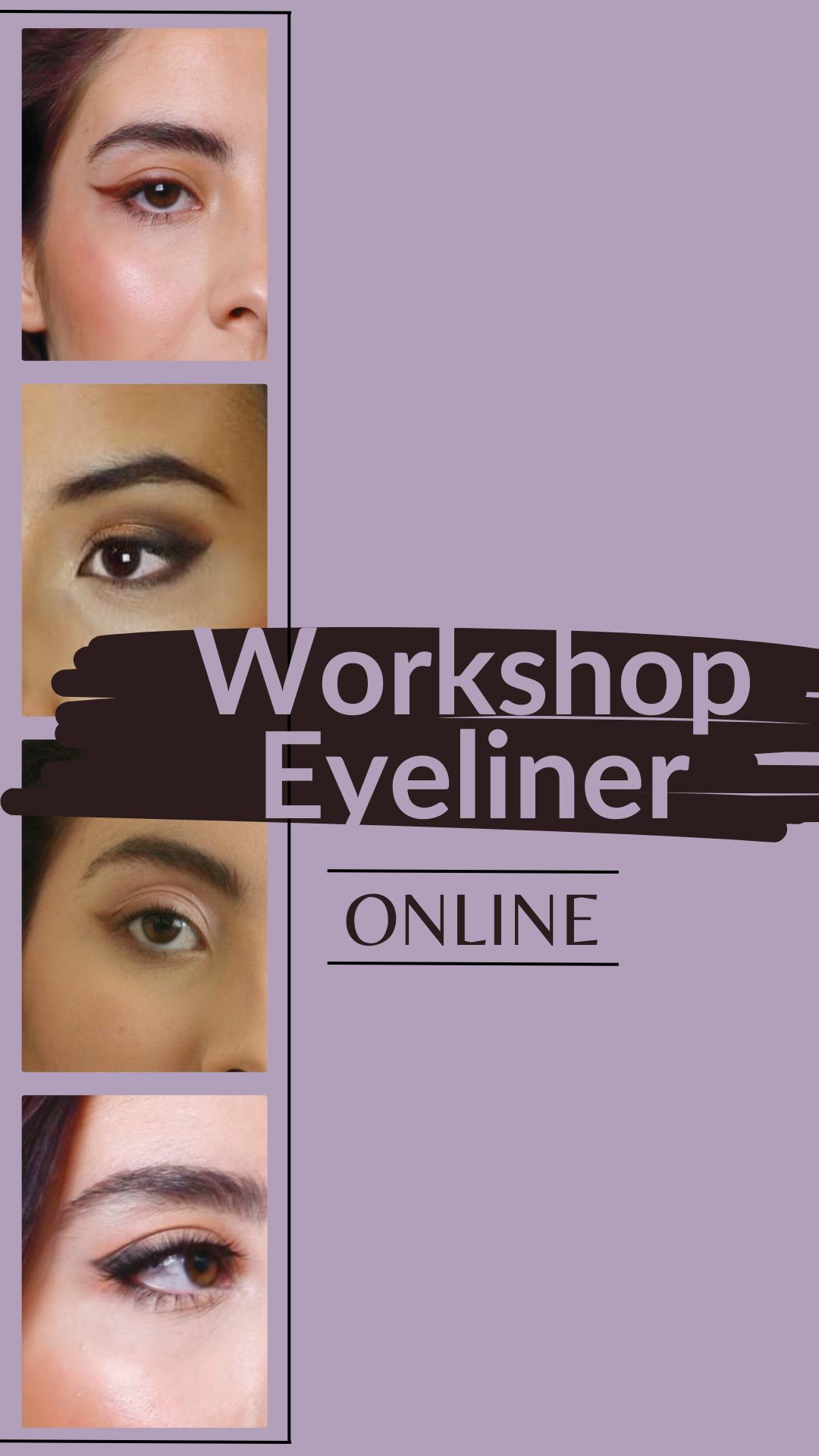 Workshop Automaquilhagem EYELINER - online - Inês Sousa | Hotmart