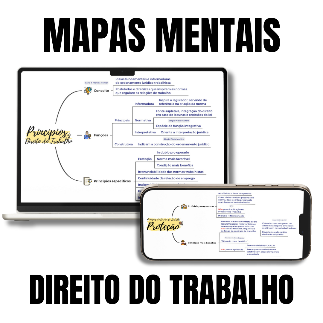 MAPAS DIREITO DO TRABALHO