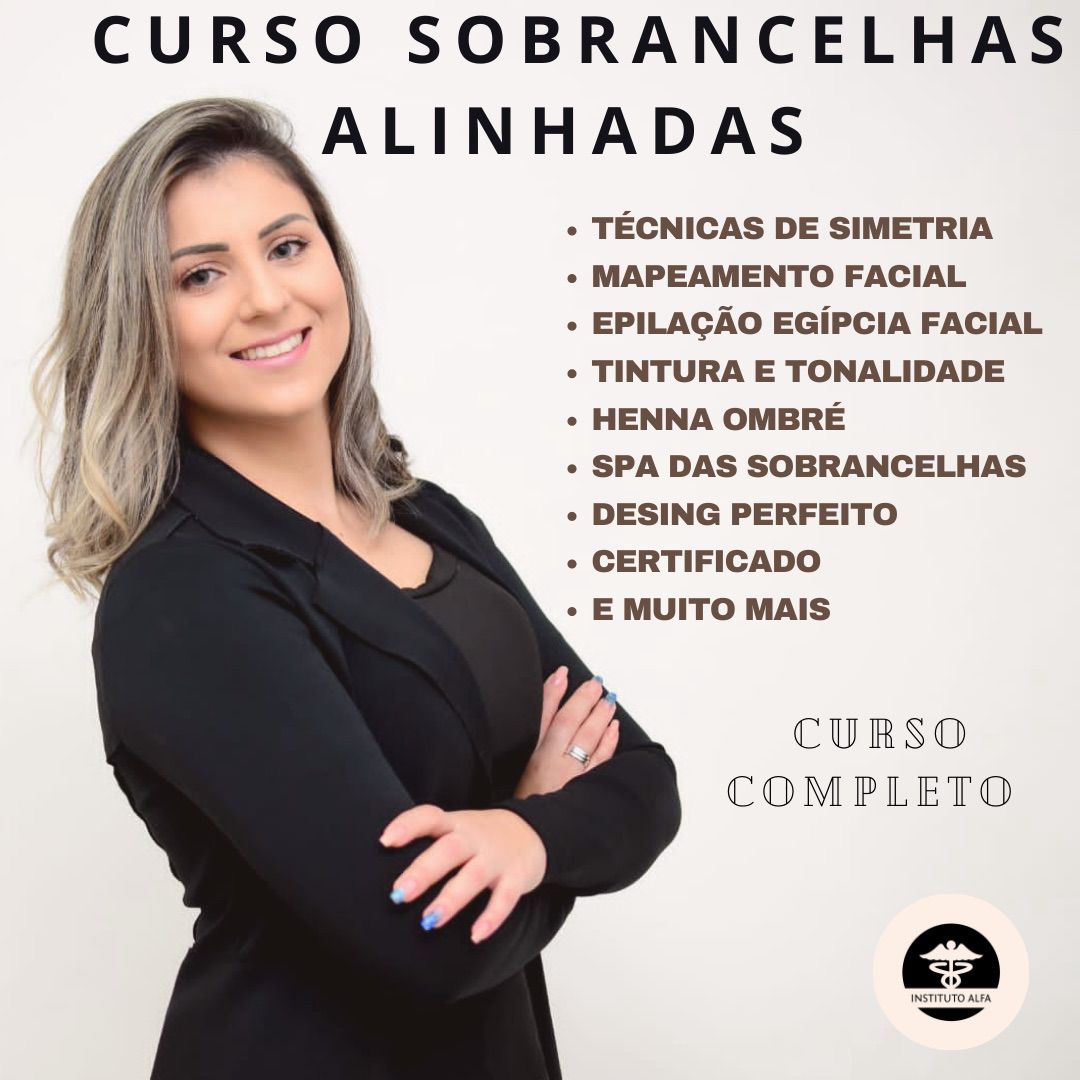 Design De Sobrancelhas Do Zero Ao AvanÇado Instituto Ensino Alfa