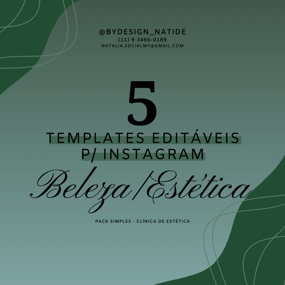 Pack simples - Clínica de estética - Natália Defacio | Hotmart