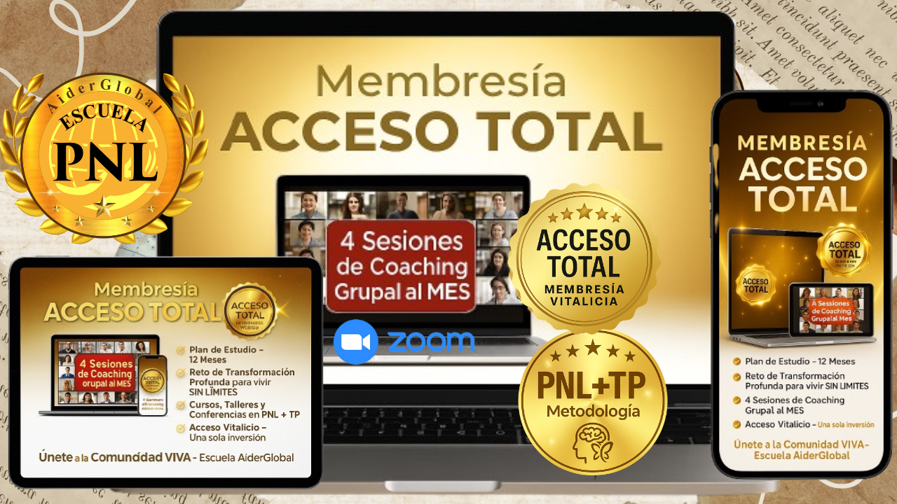 Acceso Total A La Escuela Con Pnl Tp Aiderglobal Membresia Vitalicia