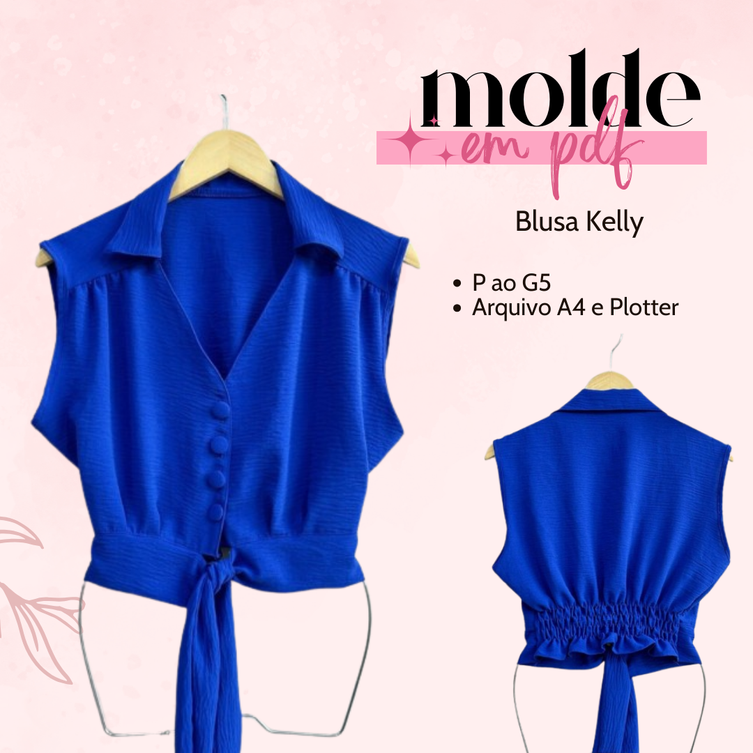 MOLDE EM PDF - BLUSA KELLY