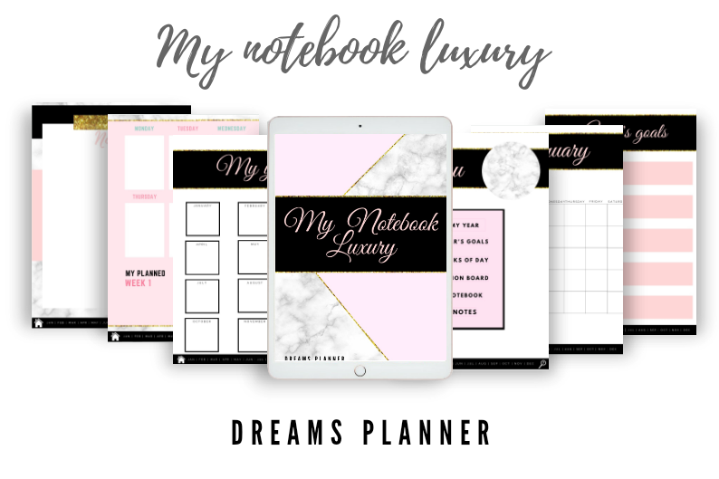 The Dream Planner | Digital Planner | My Notebook Luxury