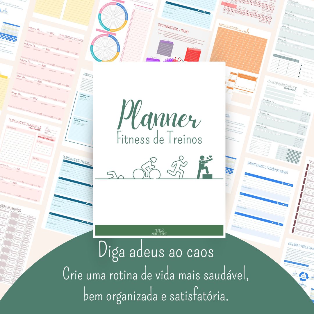 Planner Fitness: Uma Rotina mais saudável - Aline Machado S Nogueir...