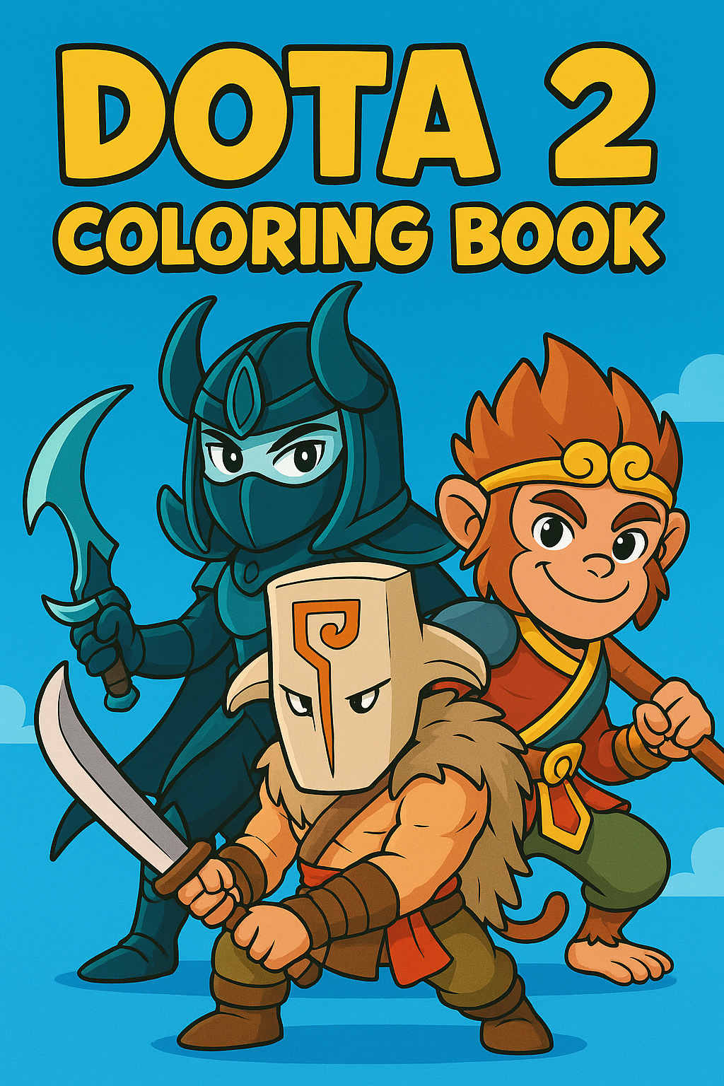 Dota 2 Coloring Book | Hotmart