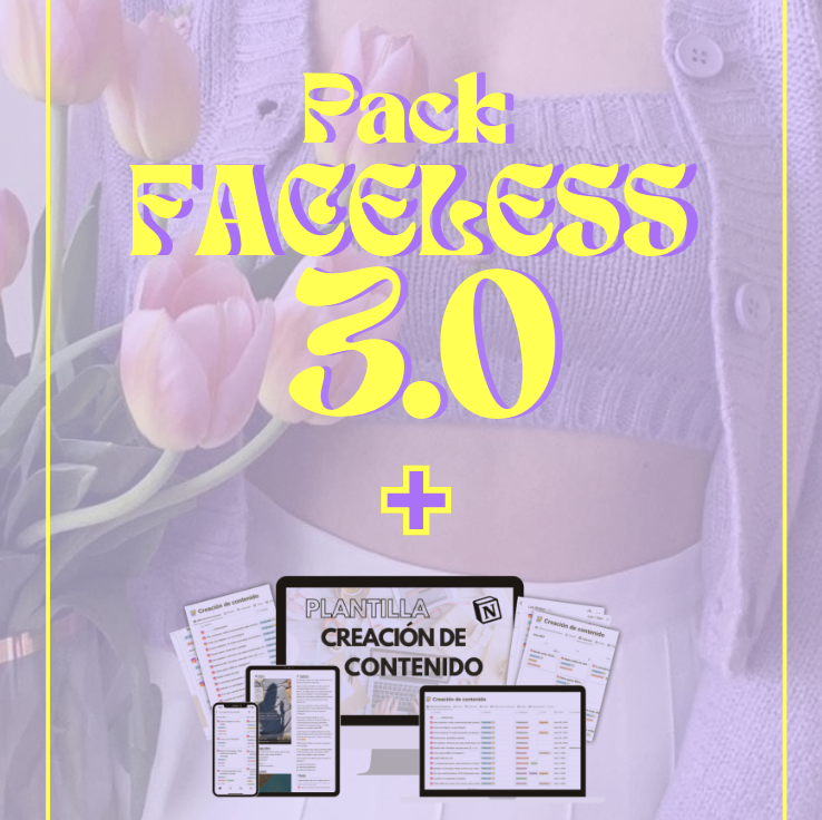 PACK FACELESS 3.0 + The Ultimate Instagram Planner