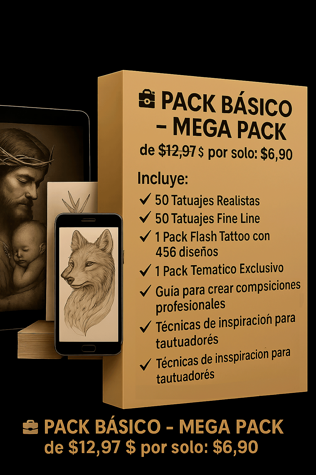 PackPro Tattoo Premium - PACK BÁSICO - Davi Henrique Godoy Rodrigu...