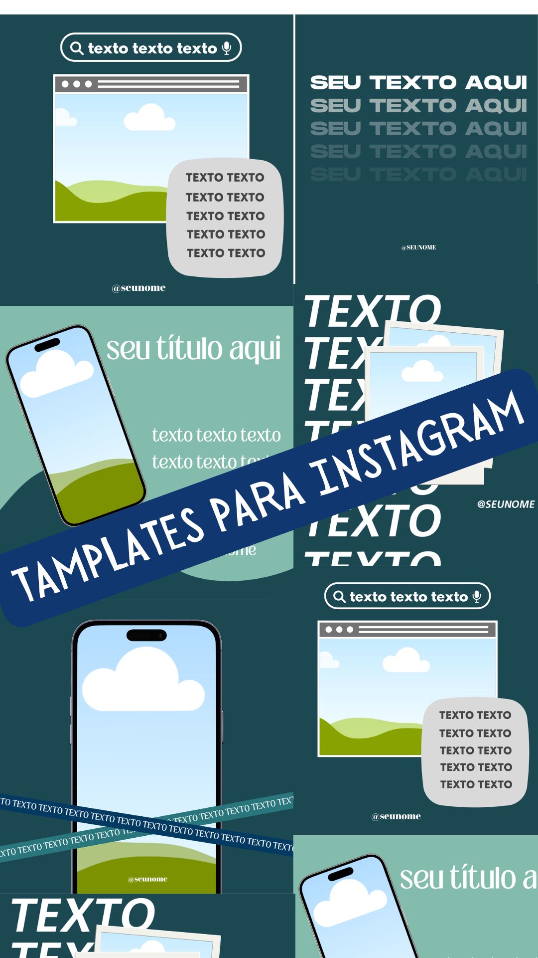 Feed Perfeito: Templates Que Transformam Seu Instagram! - Gabriel D...