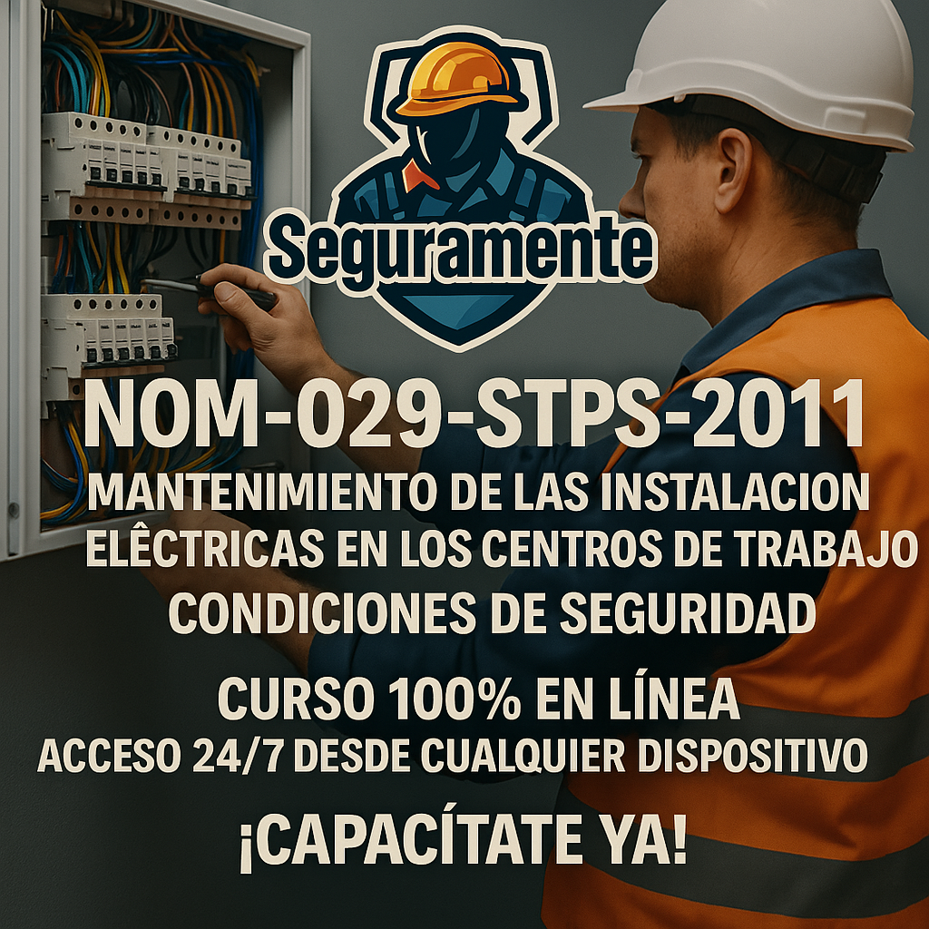 NOM-029-STPS-2011 MANTENIMIENTO DE LAS INSTALACIONES ELÉCTRICAS - J...
