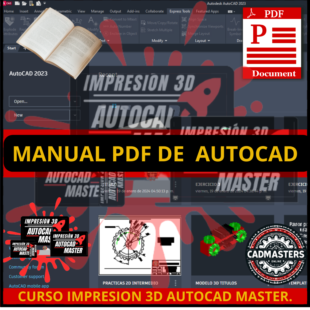 CURSO PDF AUTOCAD DESDE CERO - Alan moran | Hotmart